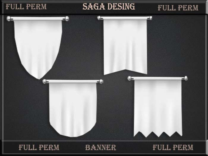 Second Life Marketplace - ''SaGa Design'' Full Perm ''Banner ''059